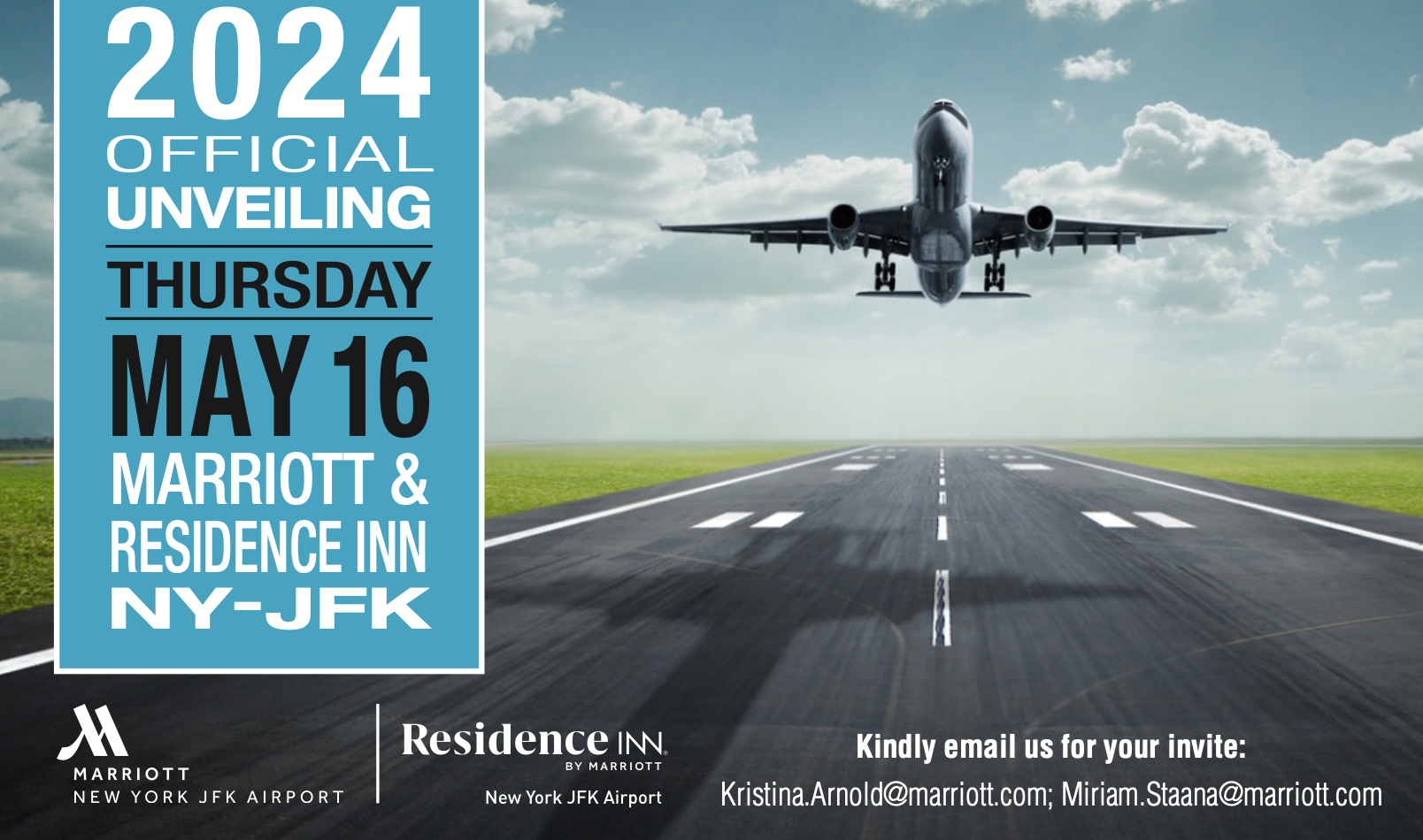 Official Unveiling Marriott & Residence Inn New York JFK Airport ...